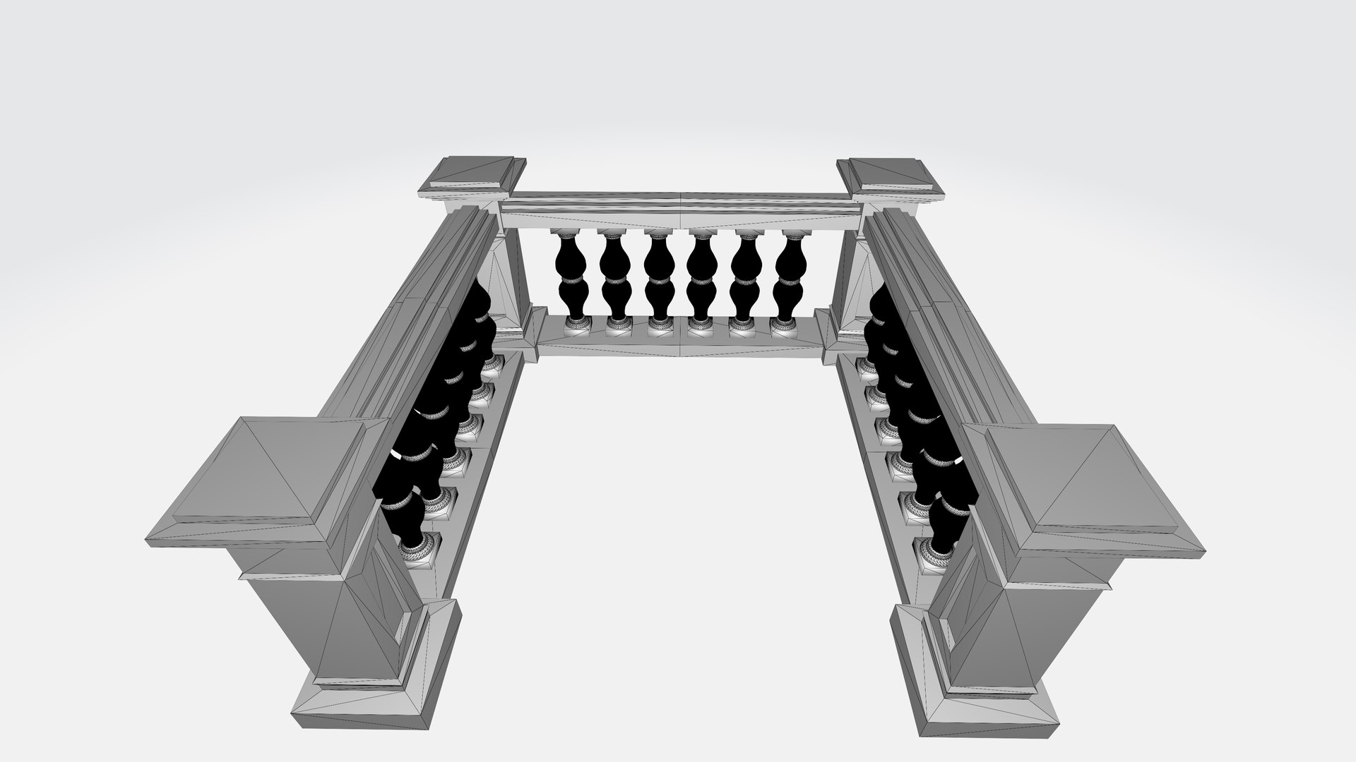 3D Classic Balustrade Patterns In 3D Model - TurboSquid 2183752