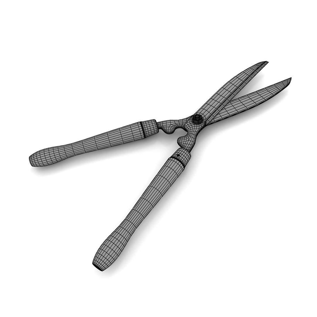 3d Gardening Shears Model