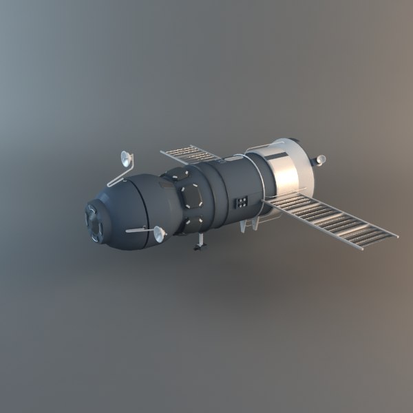 3d model progress spacecraft
