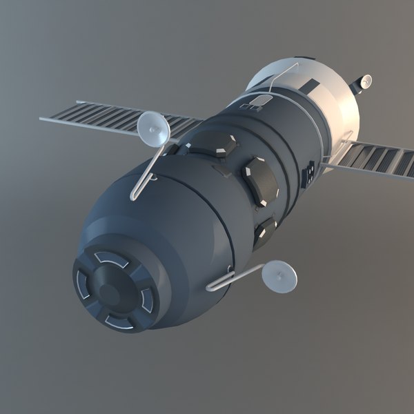 3d model progress spacecraft