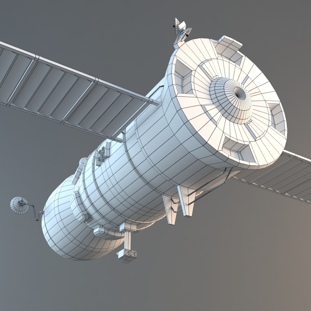 3d Model Progress Spacecraft