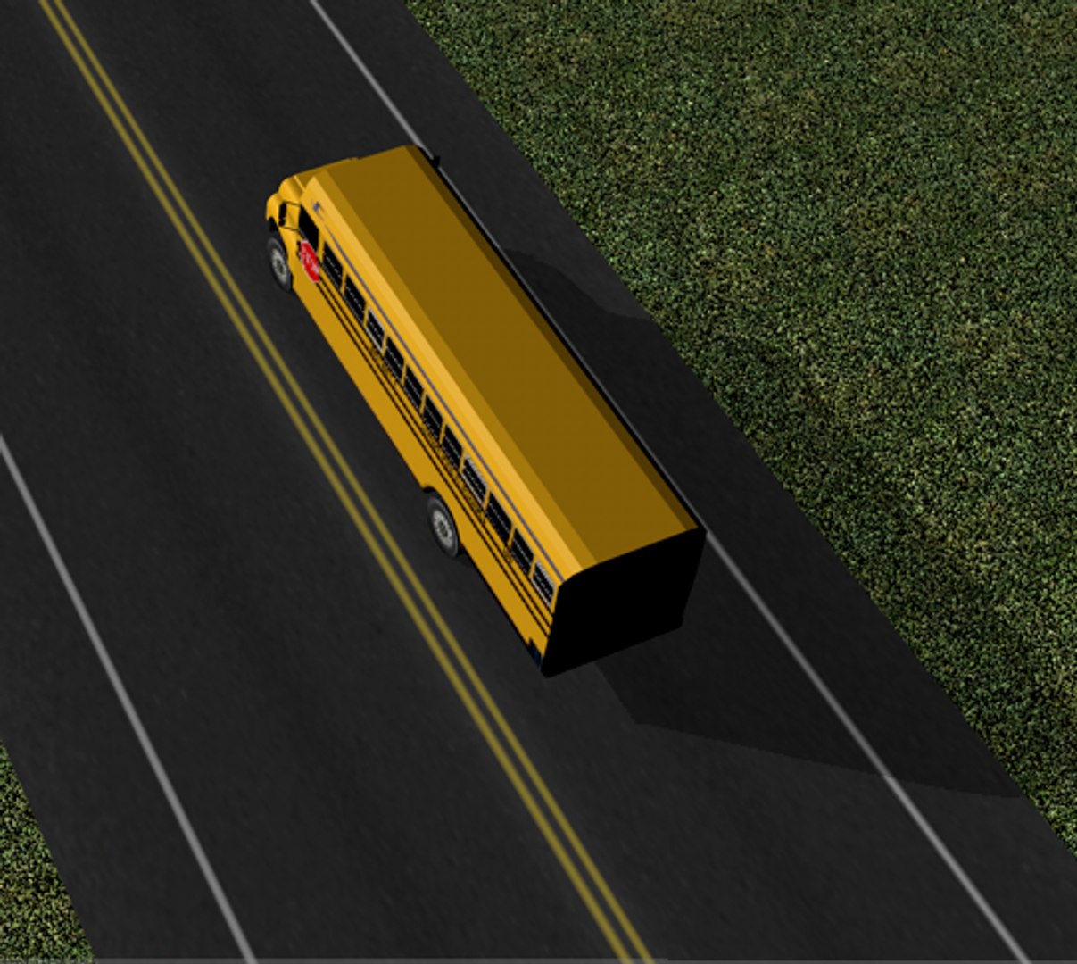 School Bus 3d C4d
