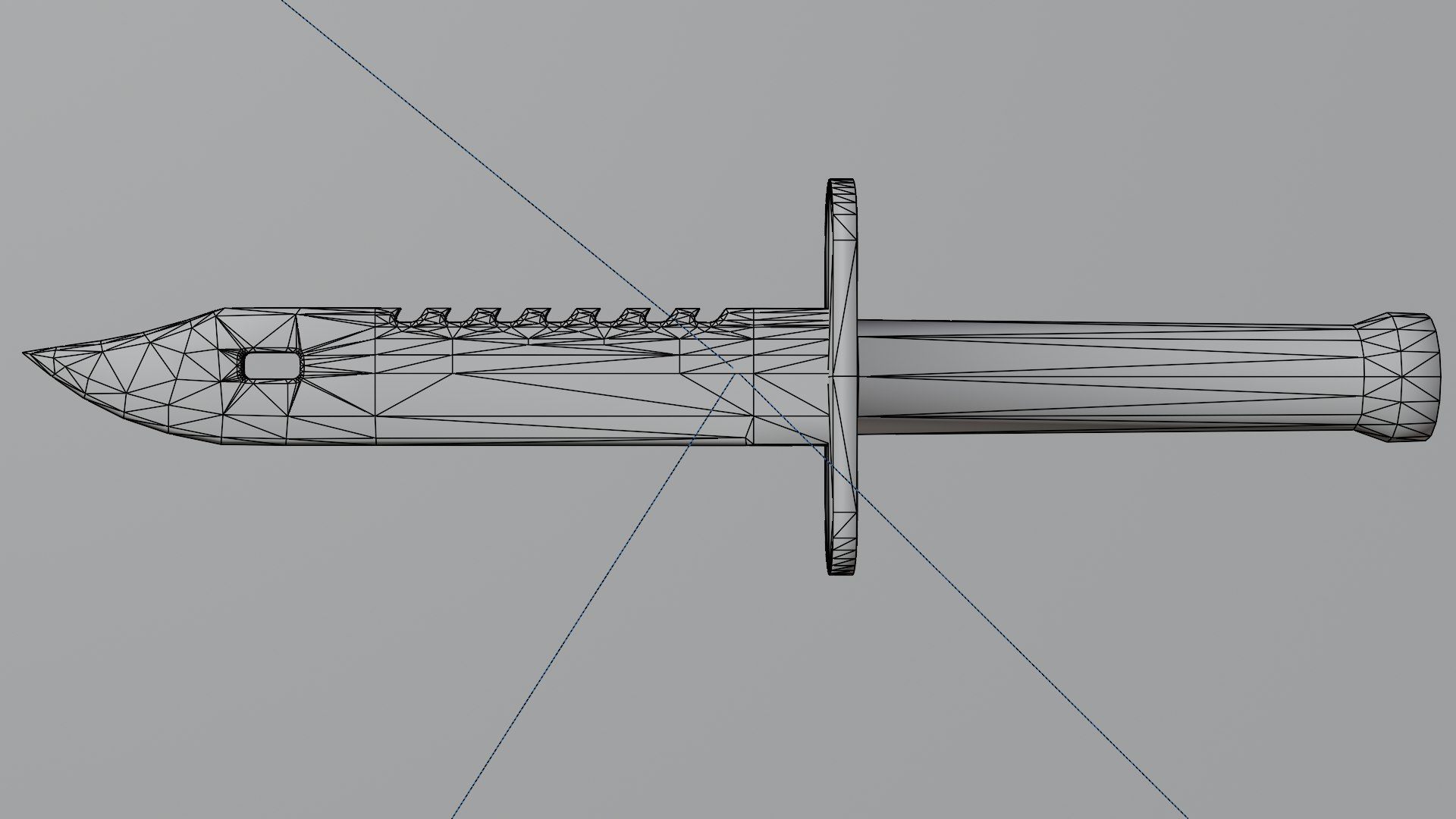 M-9 Knife - Low-Poly Game Asset Model - TurboSquid 2106721