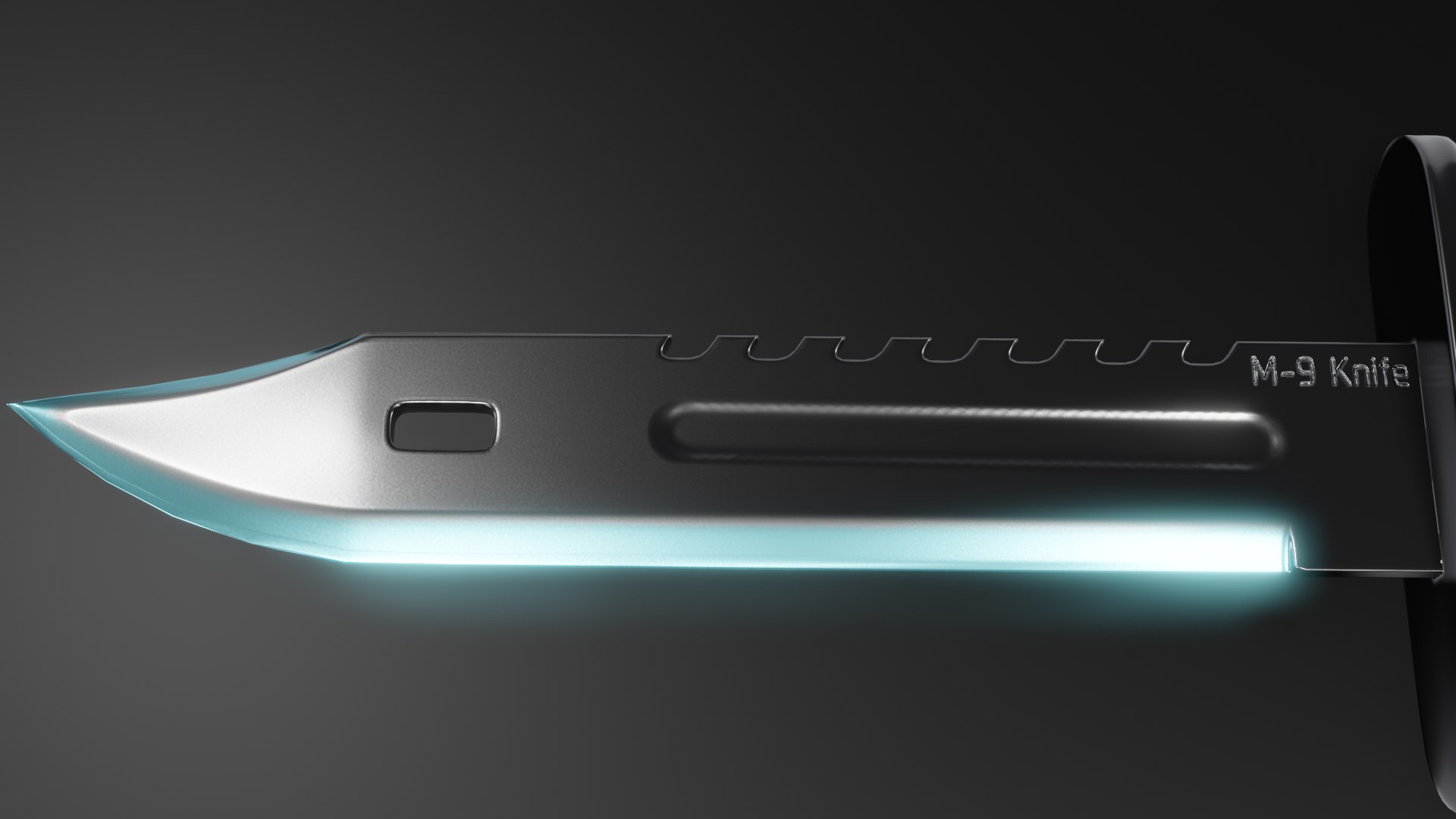 M-9 Knife - Low-Poly Game Asset Model - TurboSquid 2106721