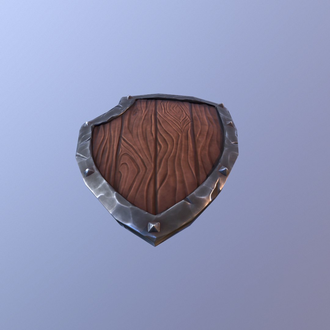 3d Fbx Cartoon Shield