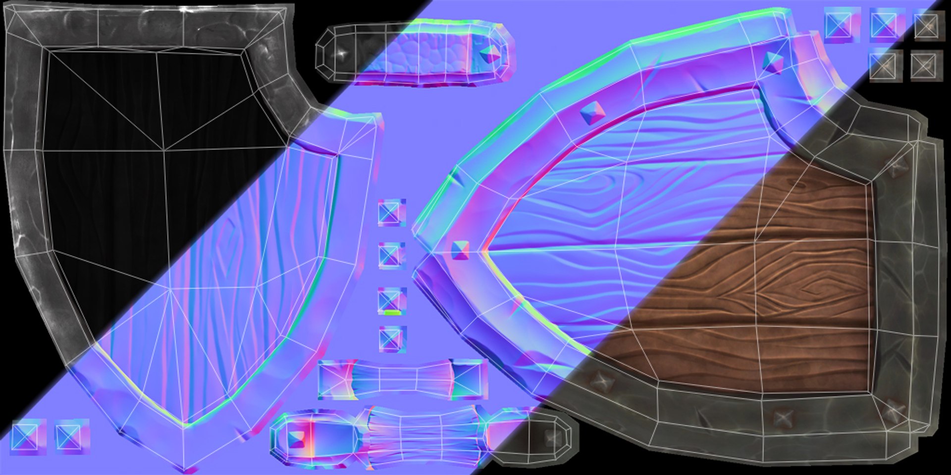 3d Fbx Cartoon Shield