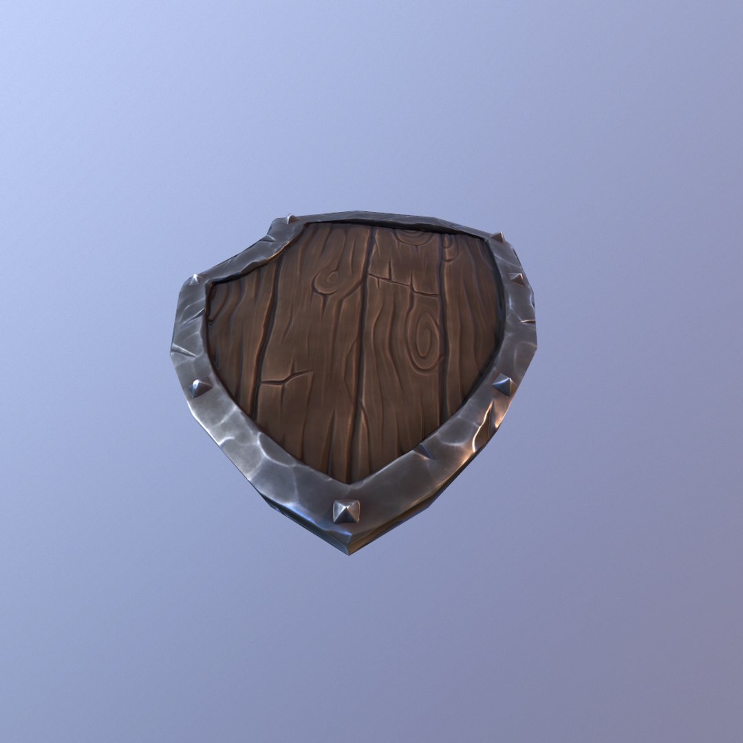 3d Fbx Cartoon Shield