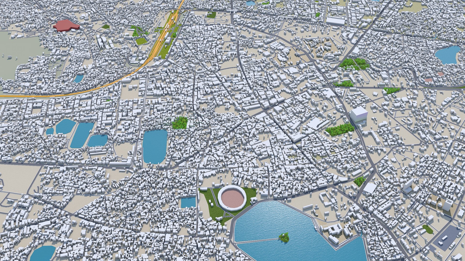 Raipur Chhattisgarh India 3D Model - TurboSquid 2135215