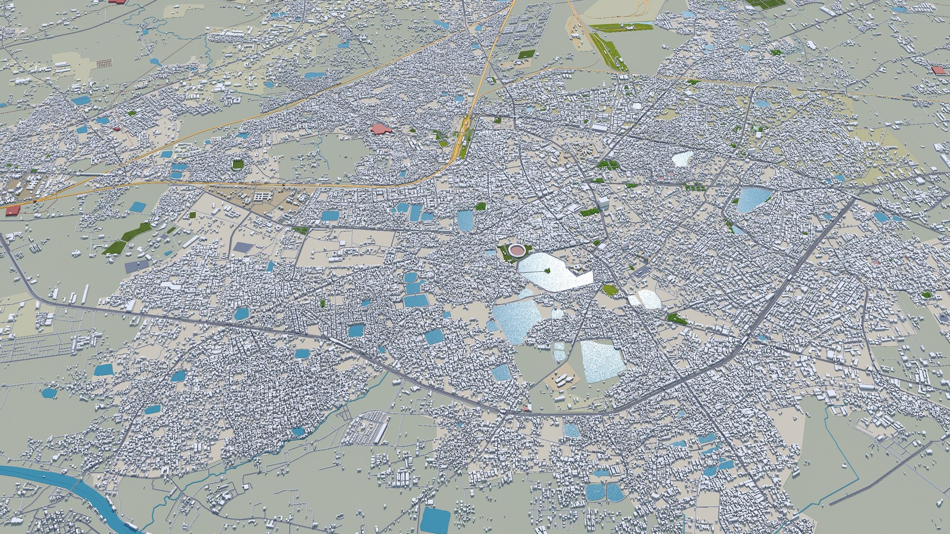 Raipur Chhattisgarh India 3D Model - TurboSquid 2135215