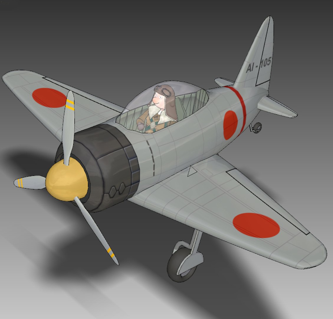 3dsmax Cartoon Zero Jap