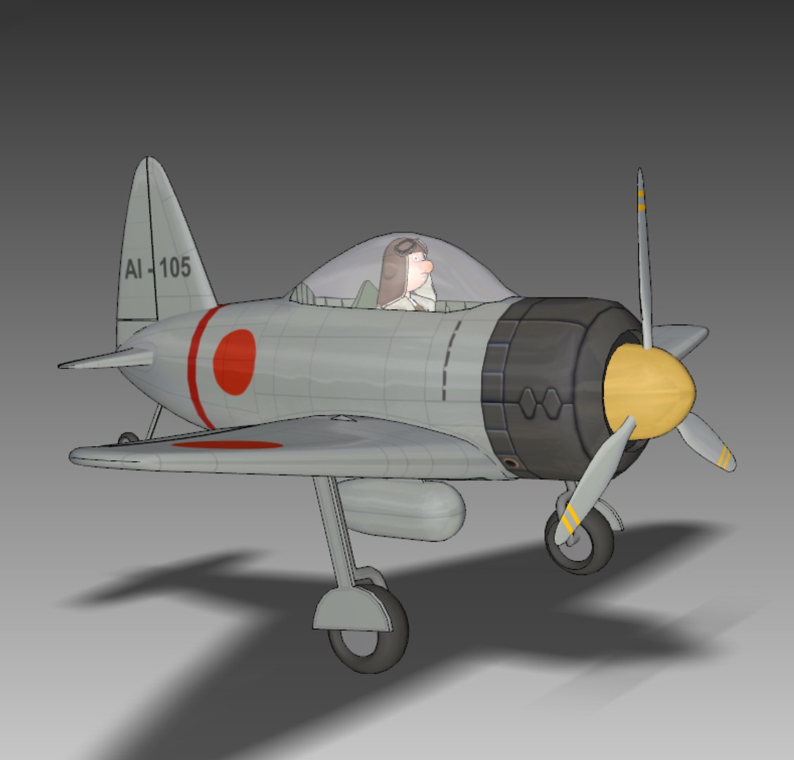 3dsmax Cartoon Zero Jap