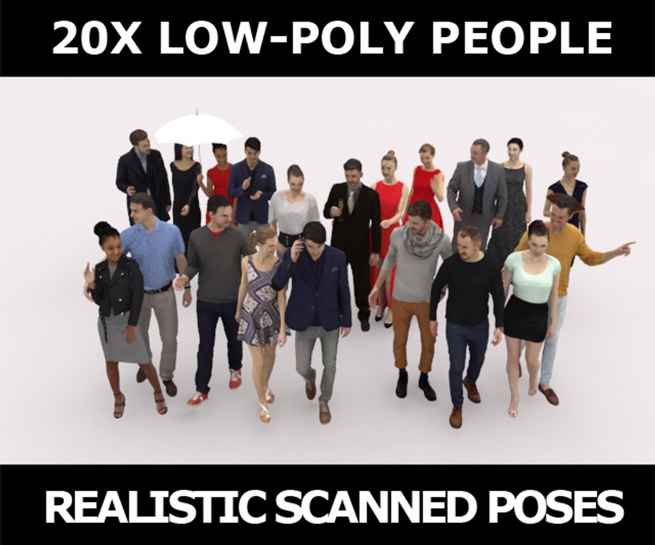 Scanned People Casual 3D Model - TurboSquid 1491528