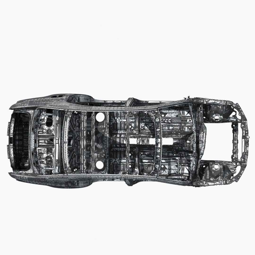 3D car frame - TurboSquid 1442782
