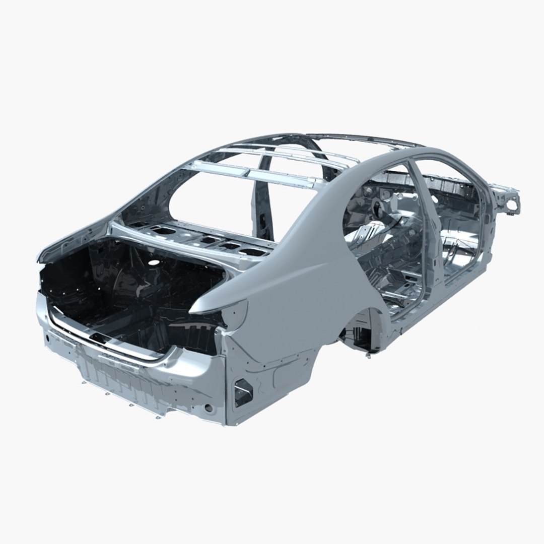 3D car frame - TurboSquid 1442782