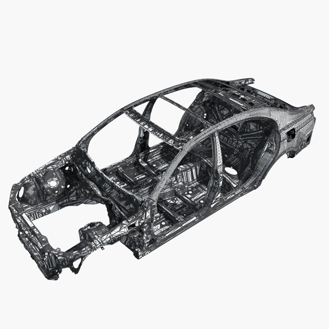 3D car frame - TurboSquid 1442782