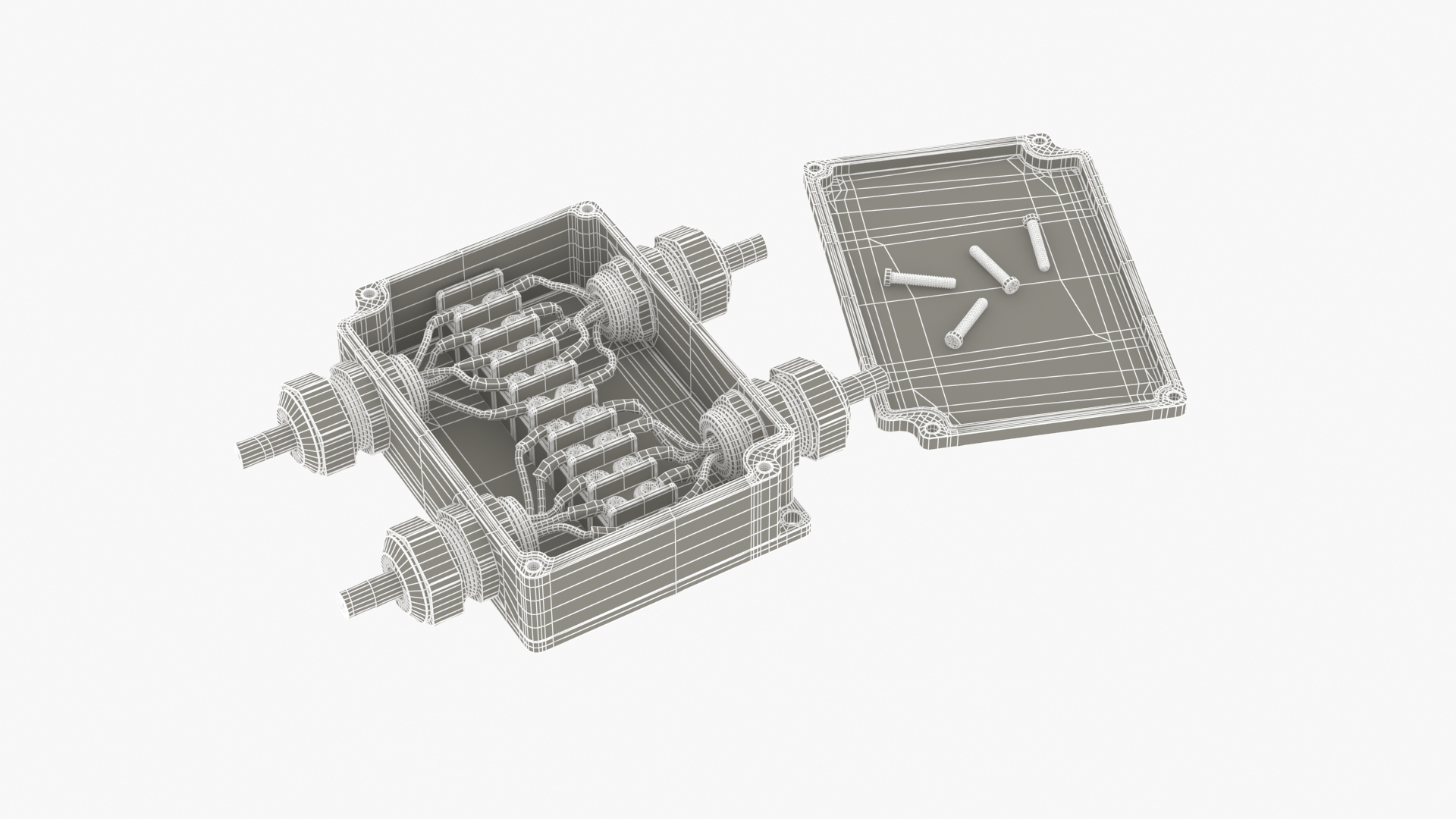 Junction Boxes Collection 3D Model - TurboSquid 1913344