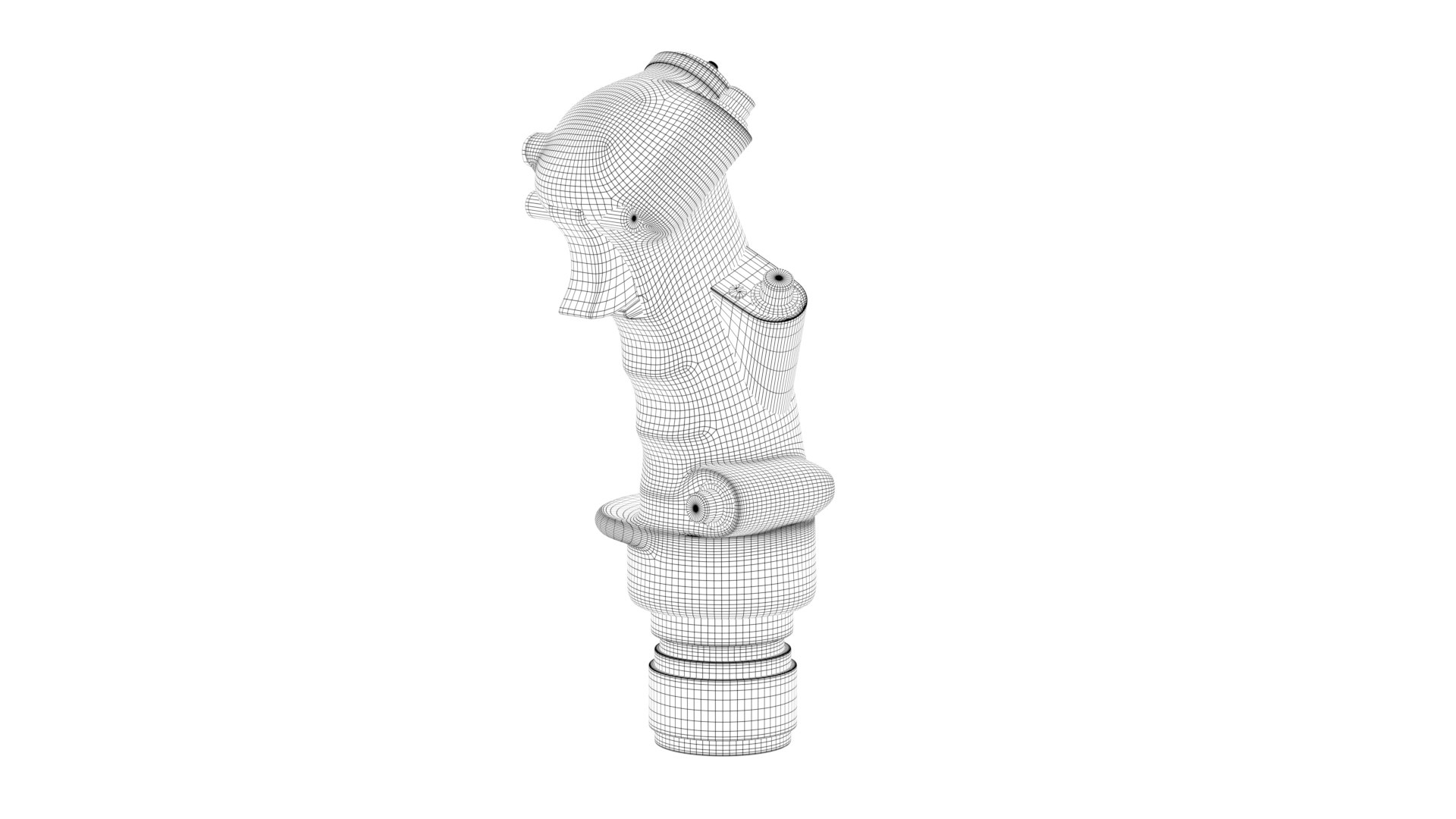 B-8 MC-2 Airplane Joystick Grip 3D Model - TurboSquid 2392261
