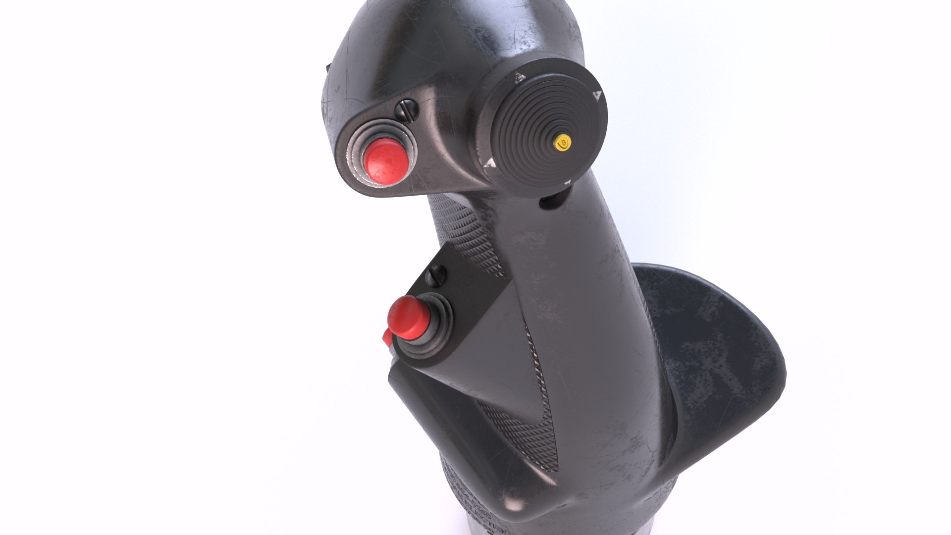 B-8 MC-2 Airplane Joystick Grip 3D Model - TurboSquid 2392261