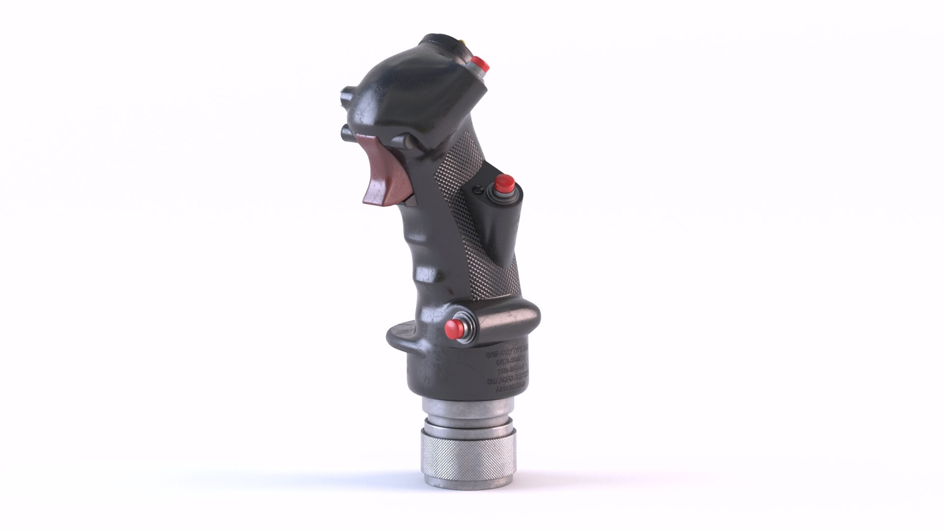 B-8 MC-2 Airplane Joystick Grip 3D Model - TurboSquid 2392261