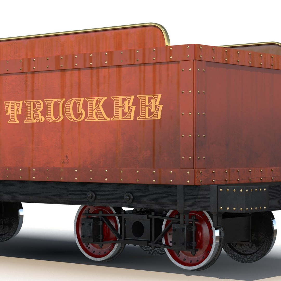 old coal car 3d model