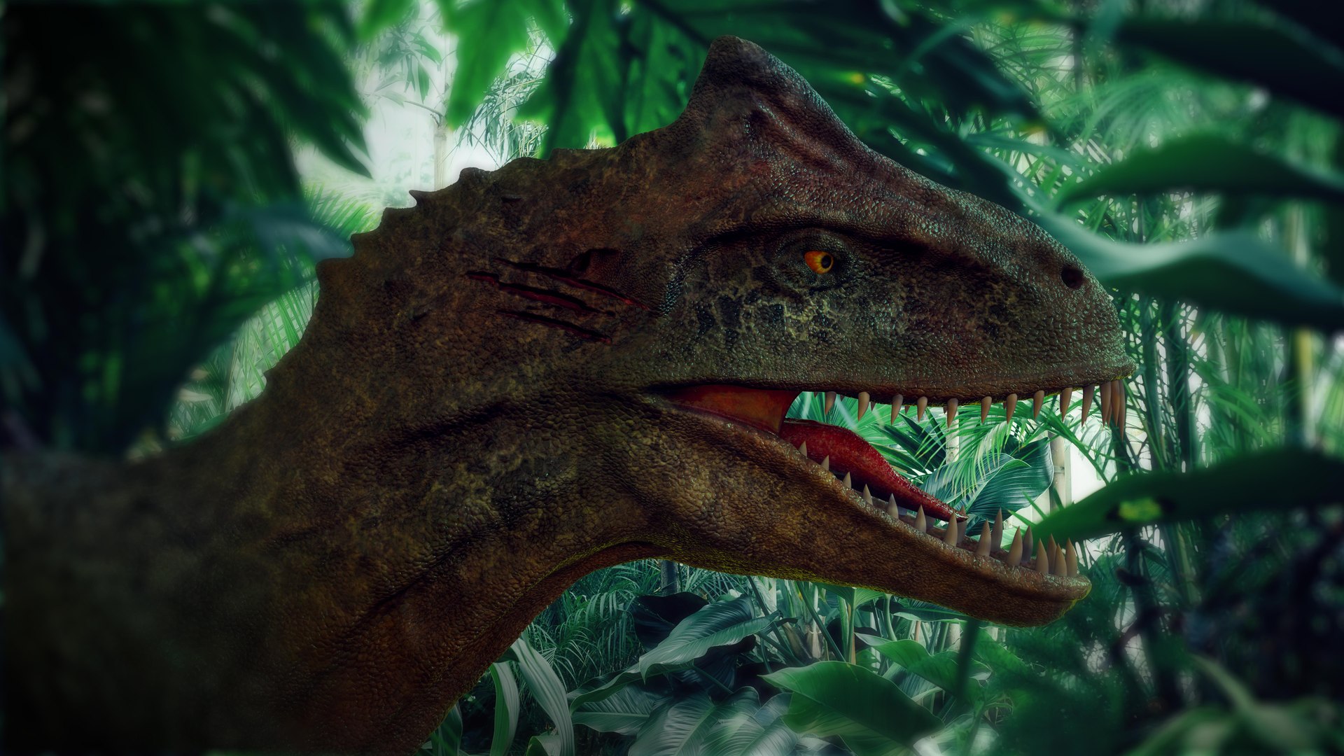 3D Allosaurus Theropod Dinosaur In Blender And ZBrush Model - TurboSquid 2020489