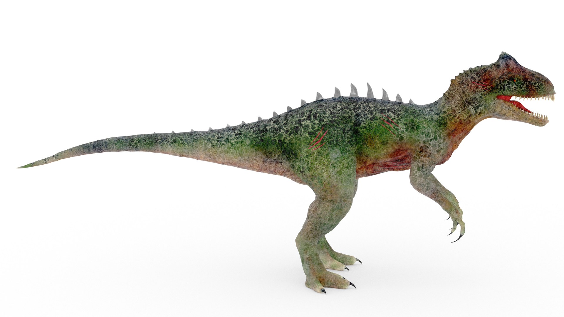 3D Allosaurus Theropod Dinosaur In Blender And ZBrush Model - TurboSquid 2020489