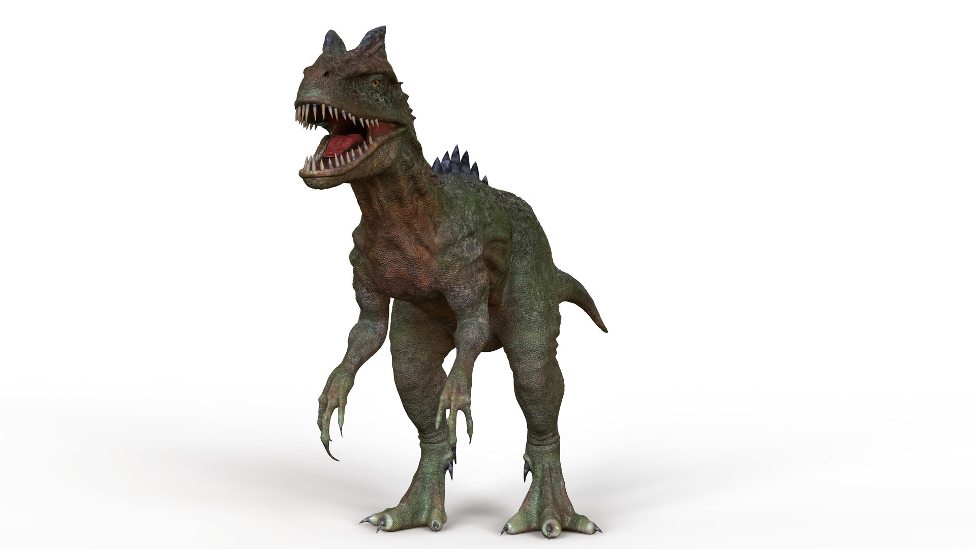 3D Allosaurus Theropod Dinosaur In Blender And ZBrush Model - TurboSquid 2020489