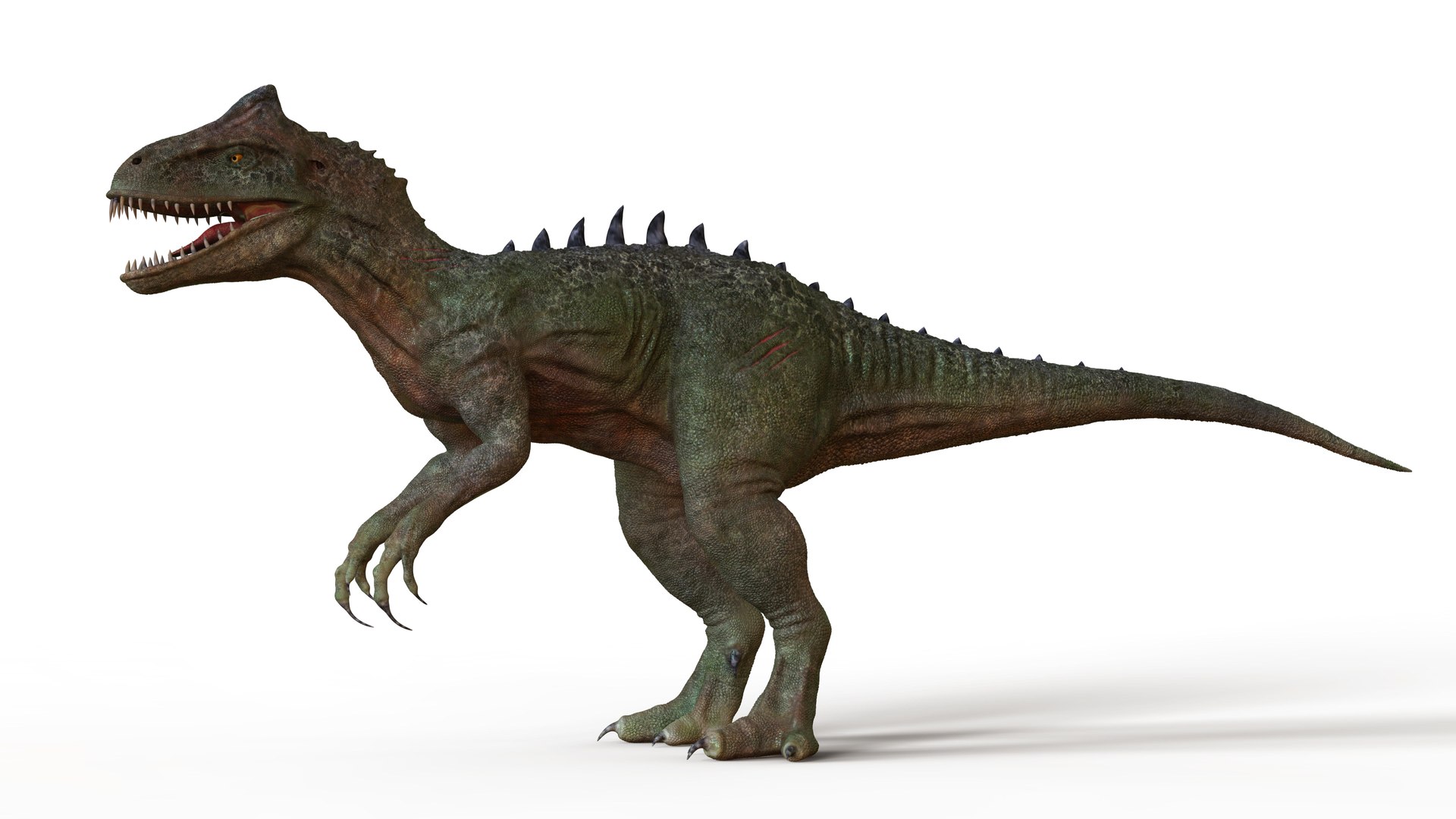 3D Allosaurus Theropod Dinosaur In Blender And ZBrush Model - TurboSquid 2020489