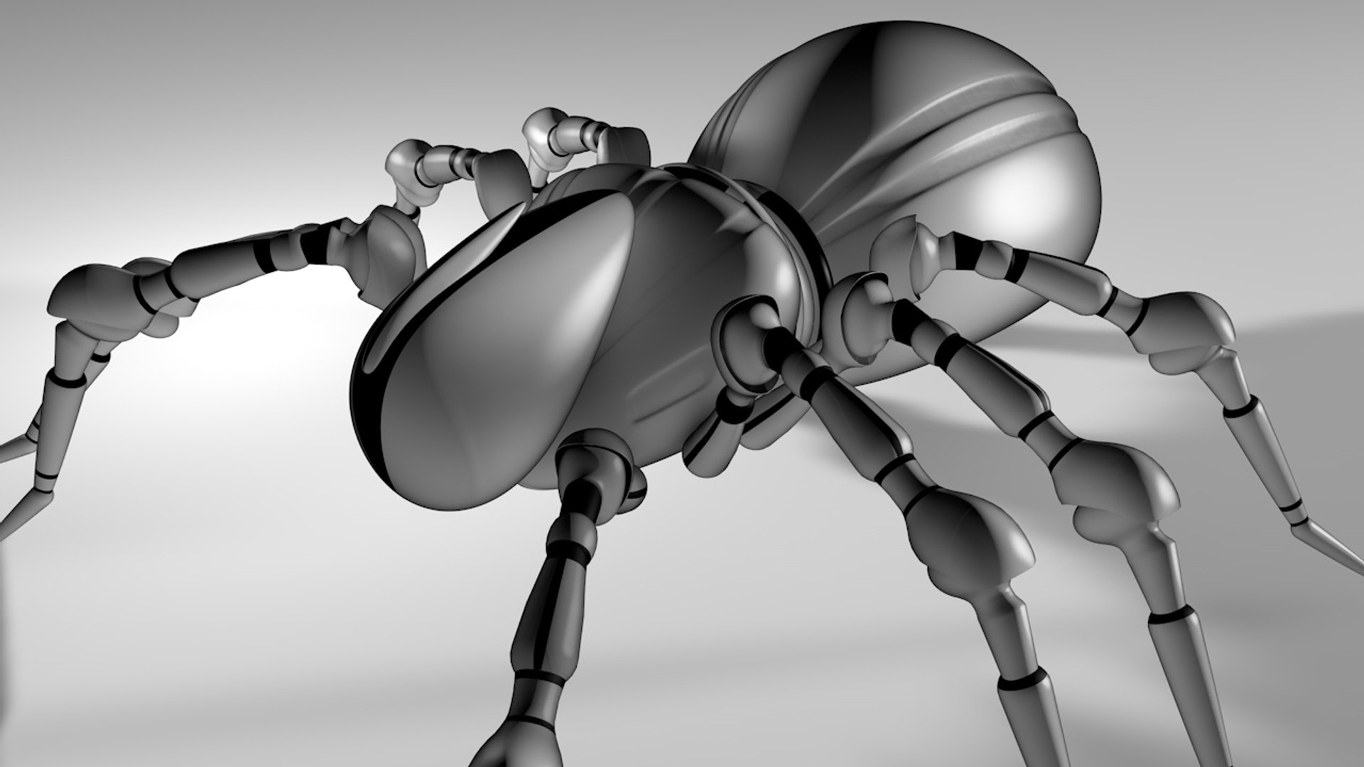 Robot Spider 3d C4d
