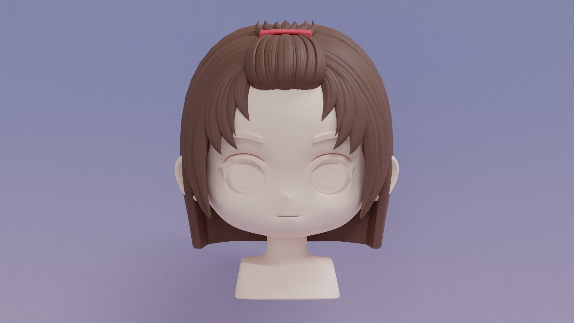 3D Female Hair Style 20 Model - TurboSquid 1966228