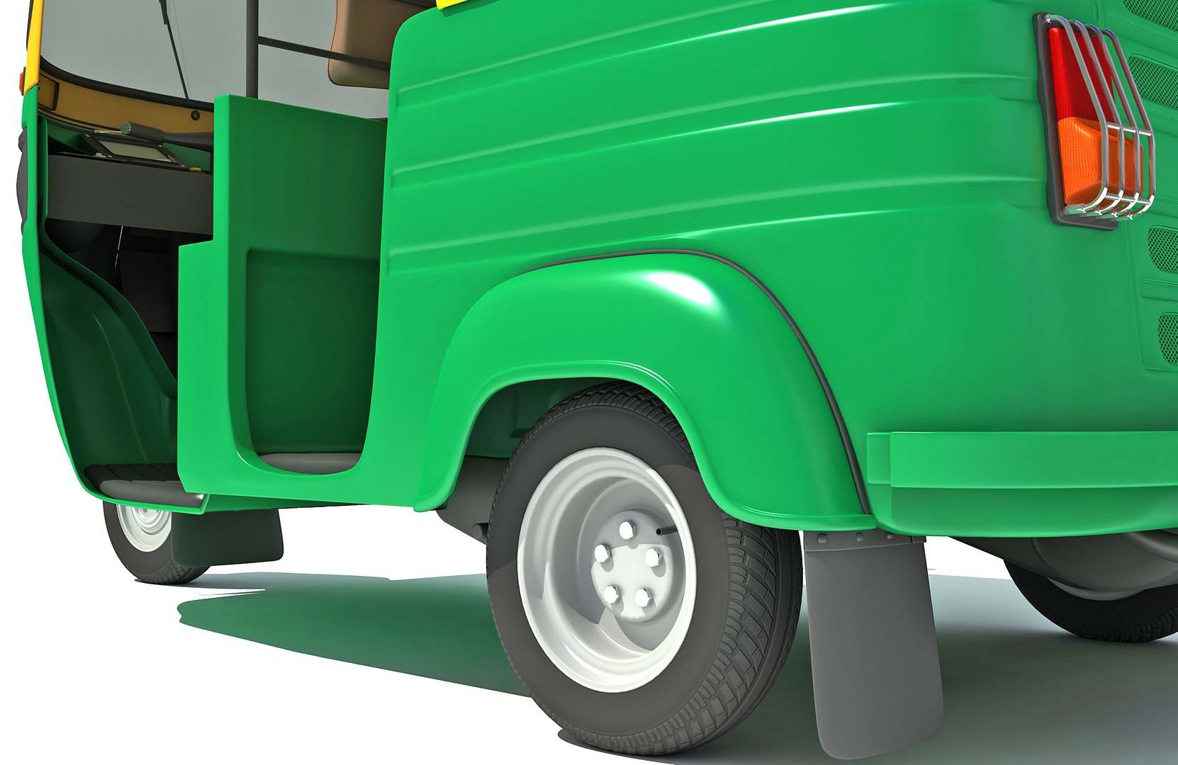 3D Bajaj Auto Rickshaw Tuktuk Model - TurboSquid 1424739