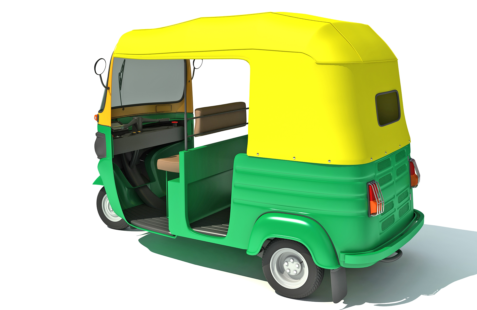 3D bajaj auto rickshaw tuktuk model - TurboSquid 1424739