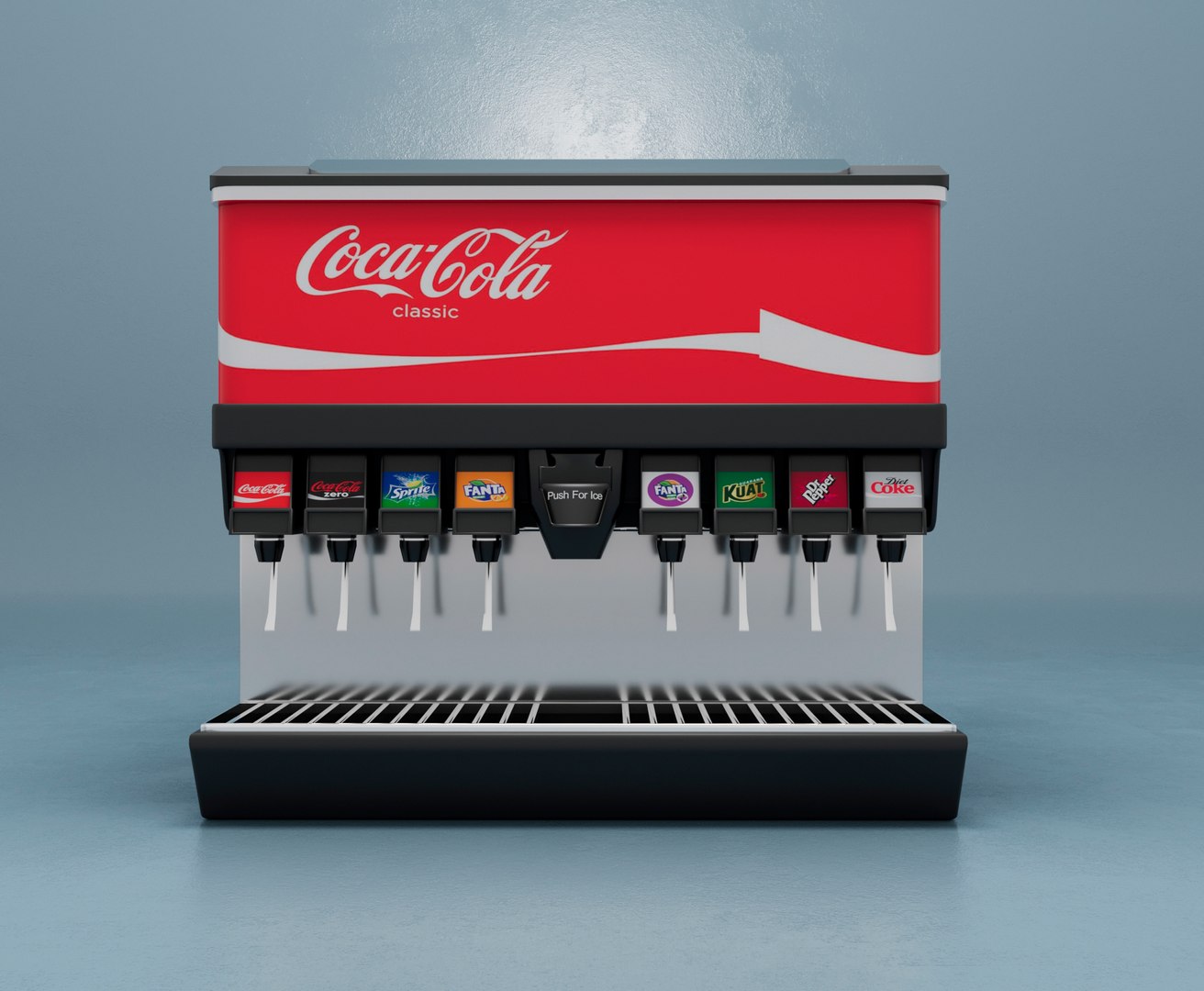 3D SODA DRINK MACHINE - TurboSquid 2049850