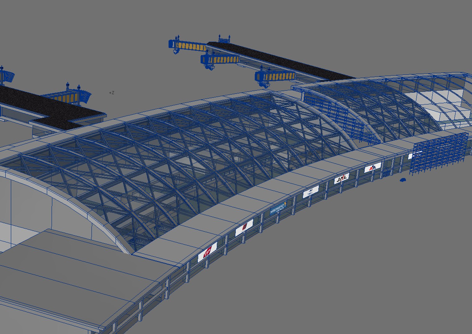 3d Model Airport Terminal