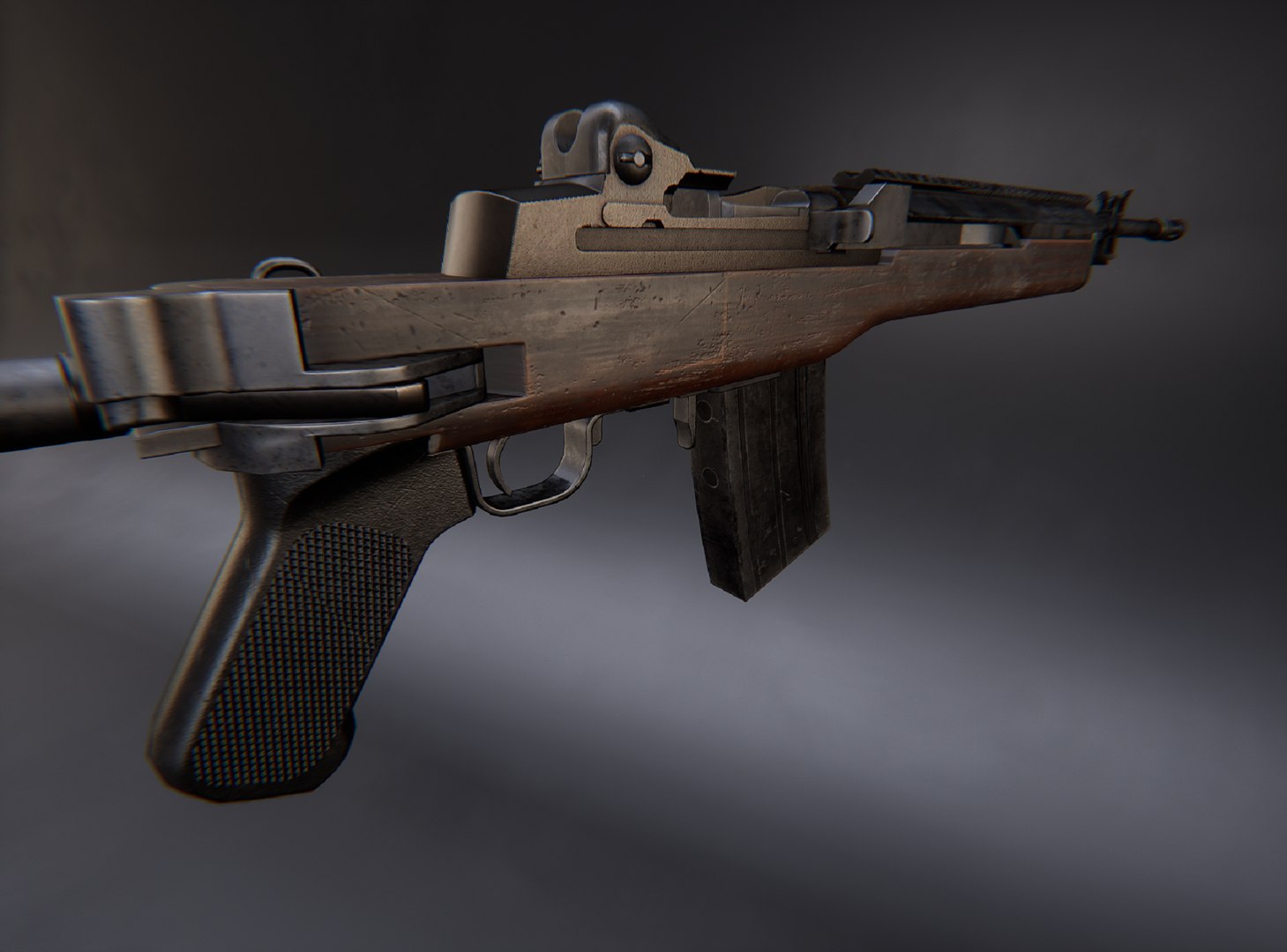 Mini 14 Sniper AAA Game Ready PBR Low-poly 3D Model 3D - TurboSquid 2004435