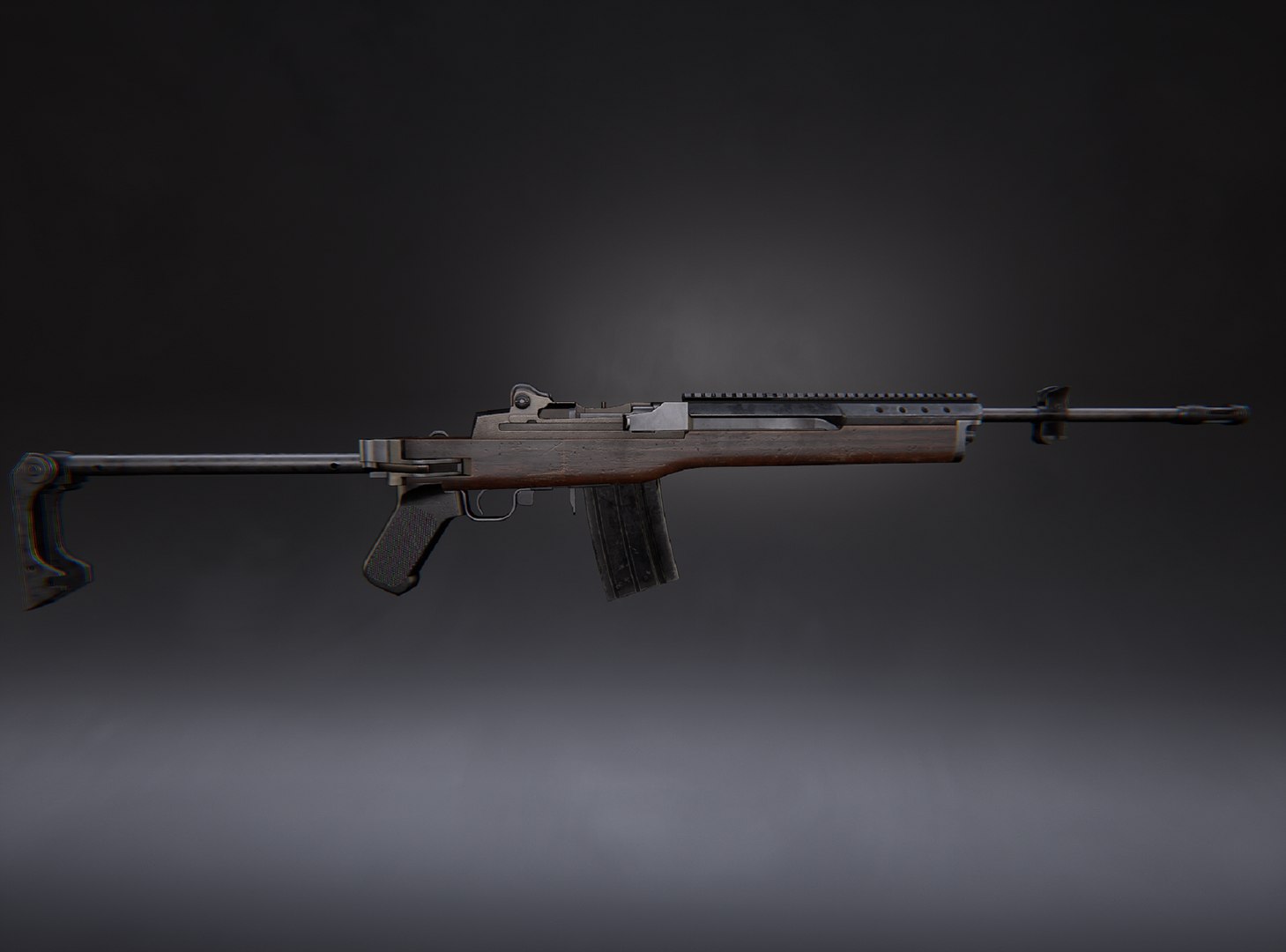 Mini 14 Sniper AAA Game Ready PBR Low-poly 3D Model 3D - TurboSquid 2004435