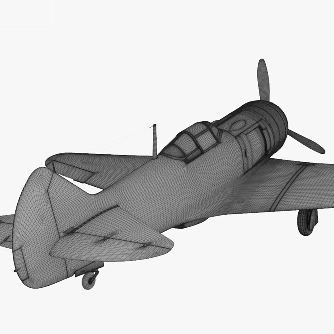 Lavochkin la-7 la 3D model - TurboSquid 1594101