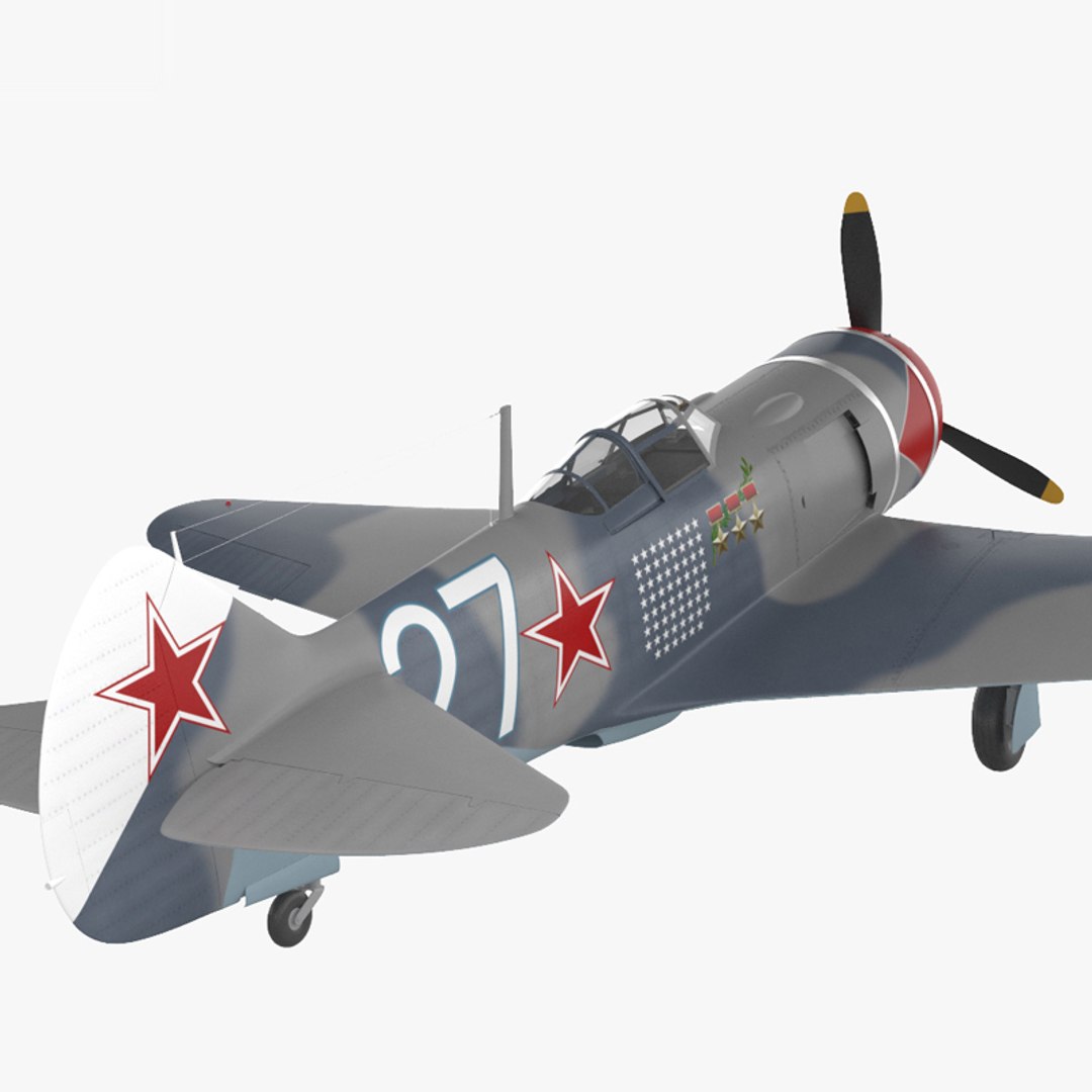 Lavochkin la-7 la 3D model - TurboSquid 1594101