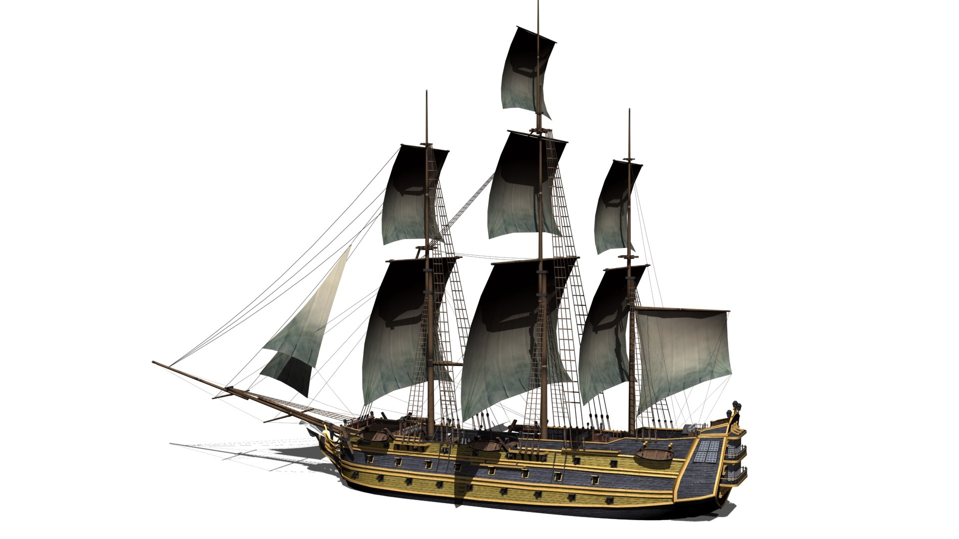 3D Battleship Model - TurboSquid 2285788