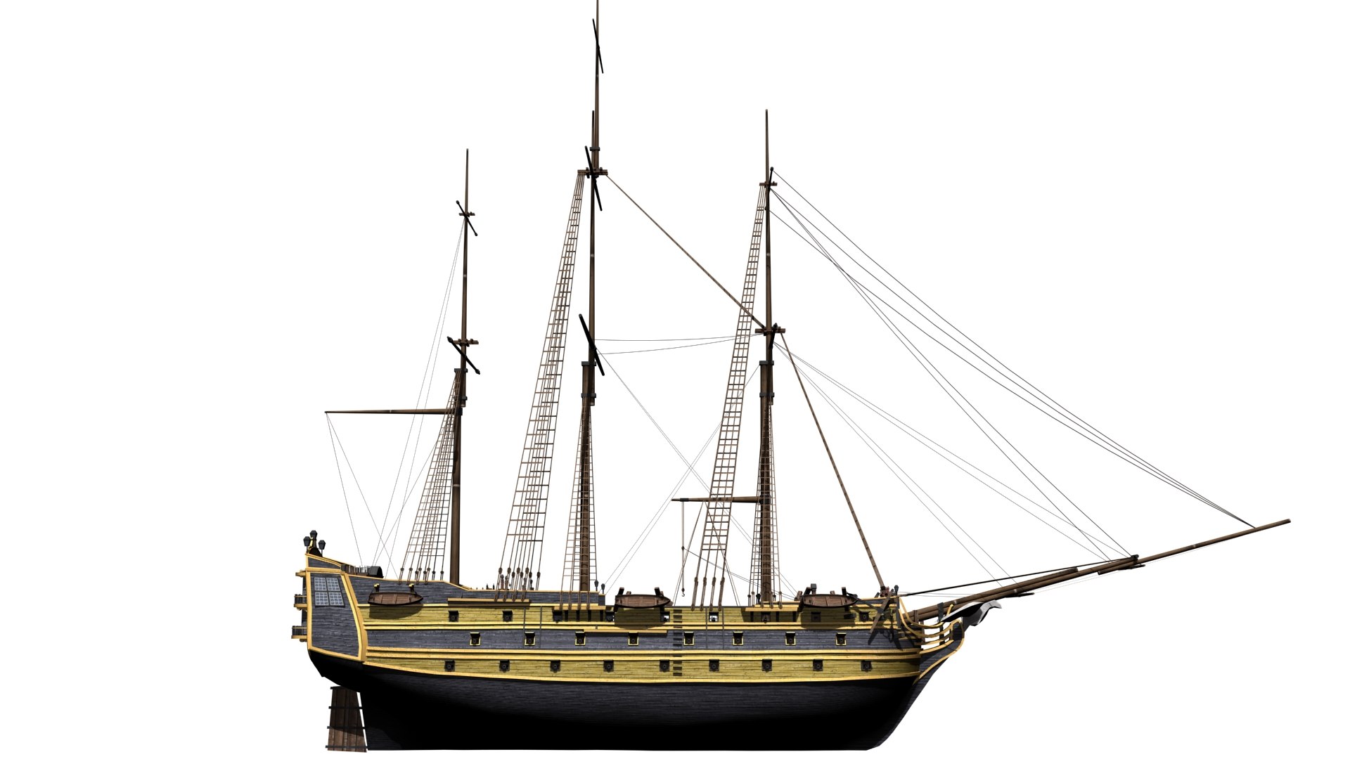 3D Battleship Model - TurboSquid 2285788