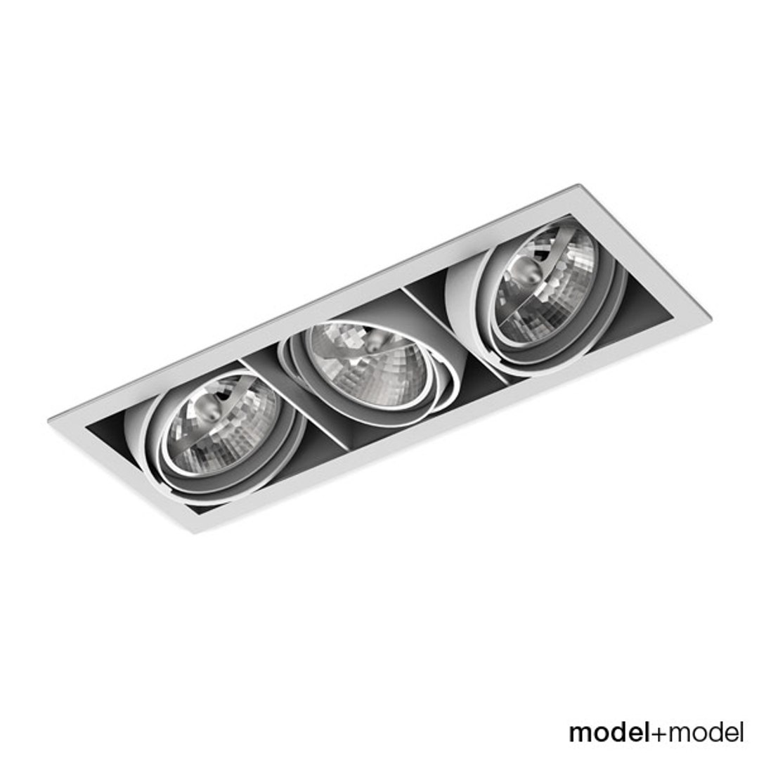 3d Grid Spotlights Lights