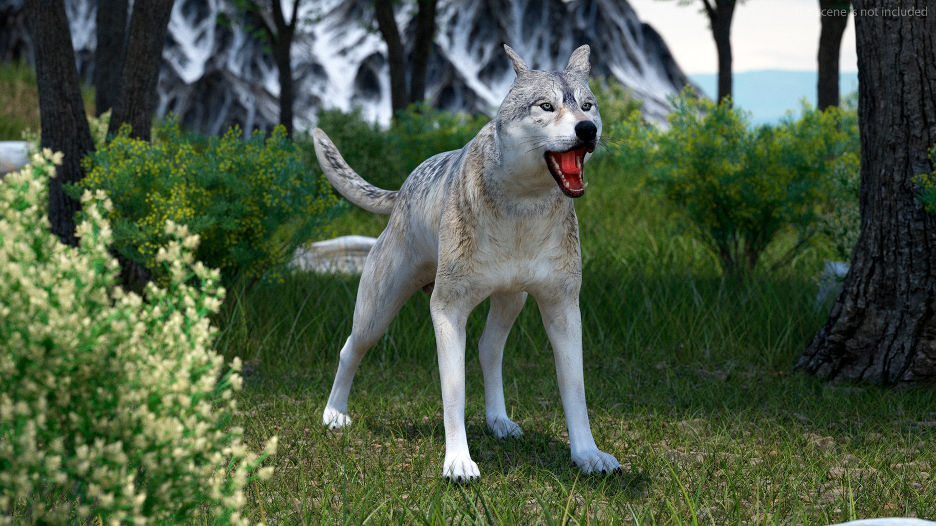 Wolf Rigged Model - TurboSquid 2217483