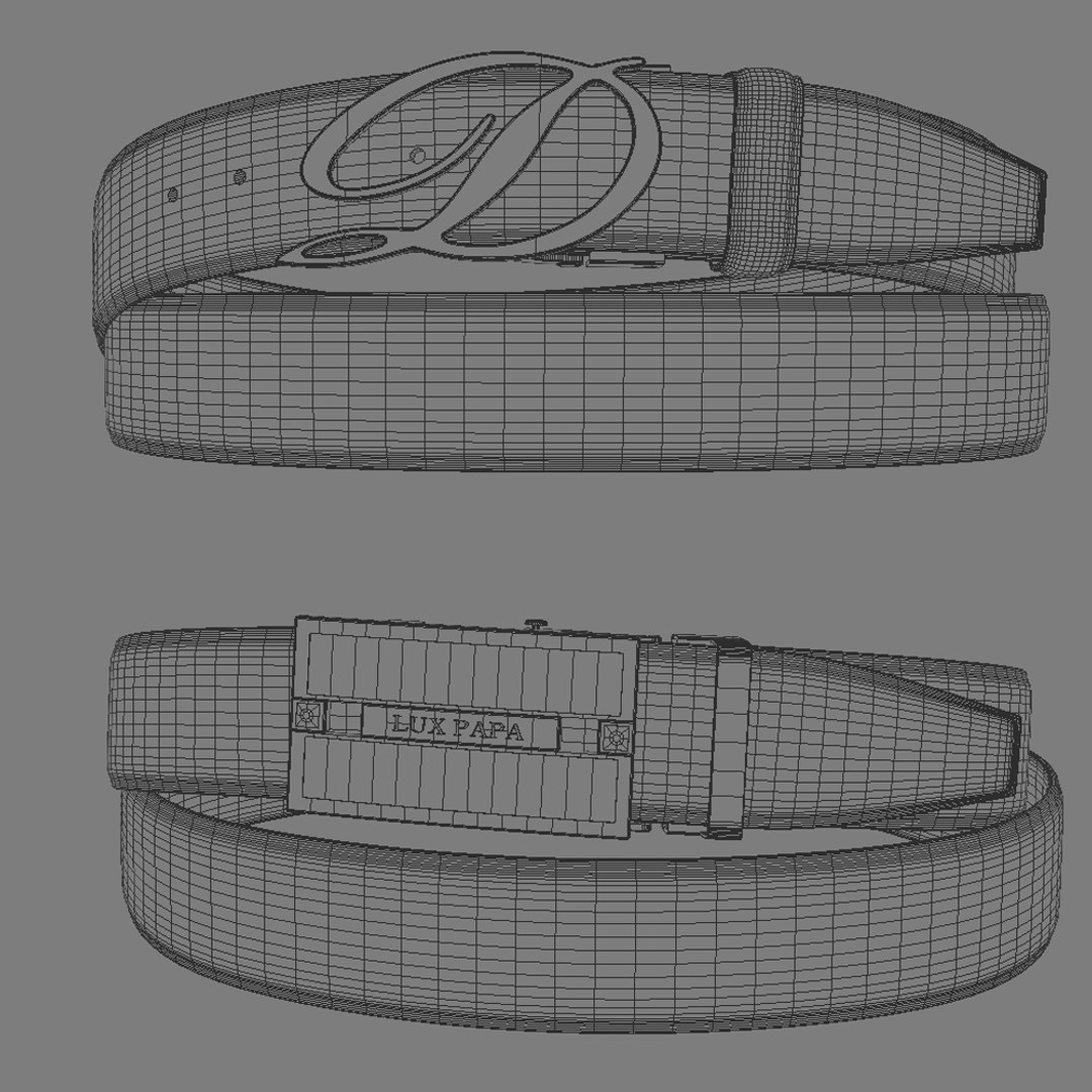 3d Model 8 Fashion Belt