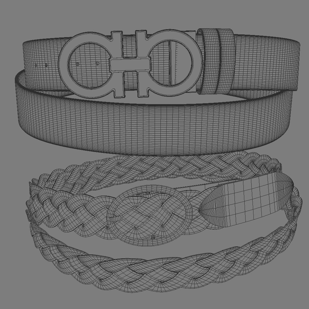 3d Model 8 Fashion Belt
