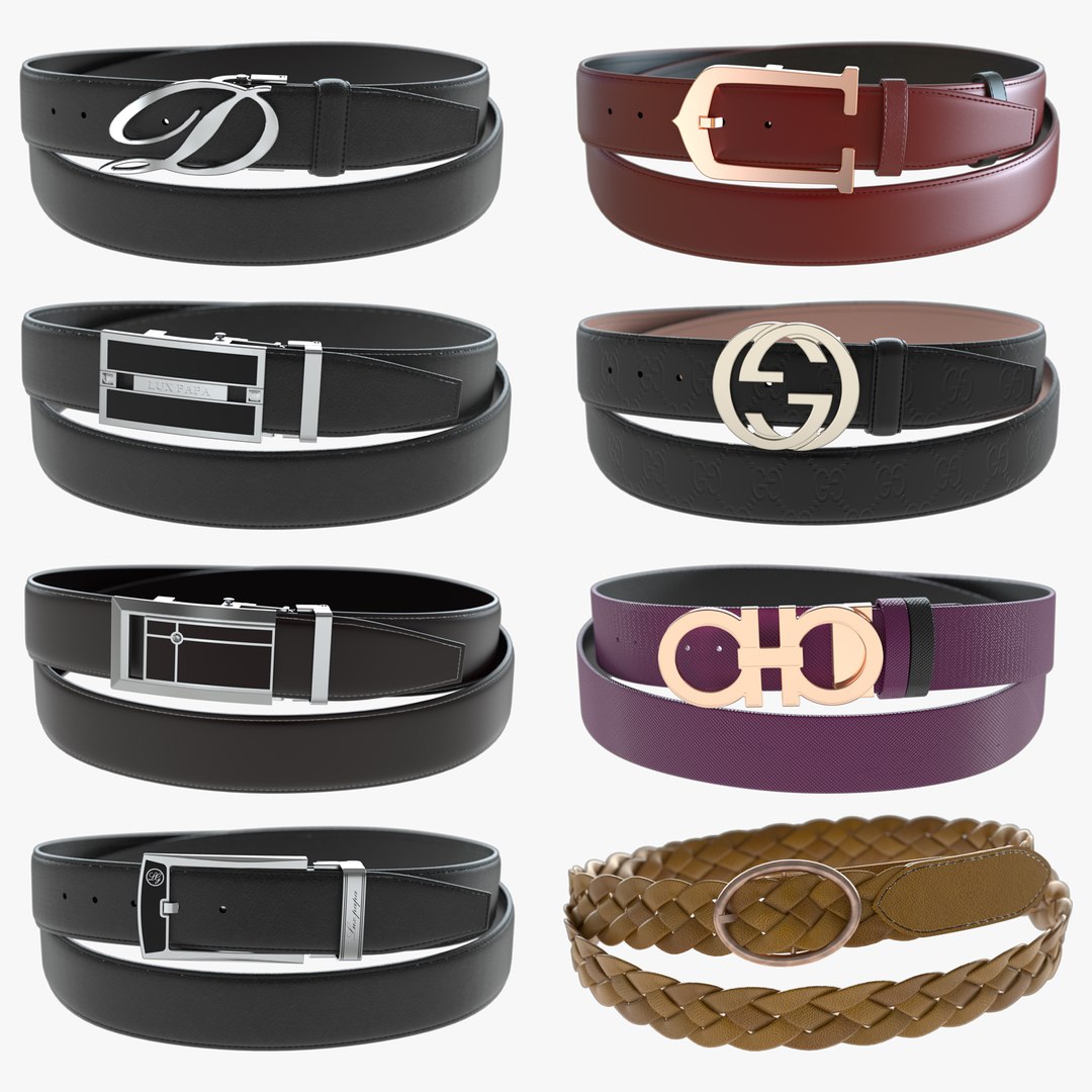 3d Model 8 Fashion Belt