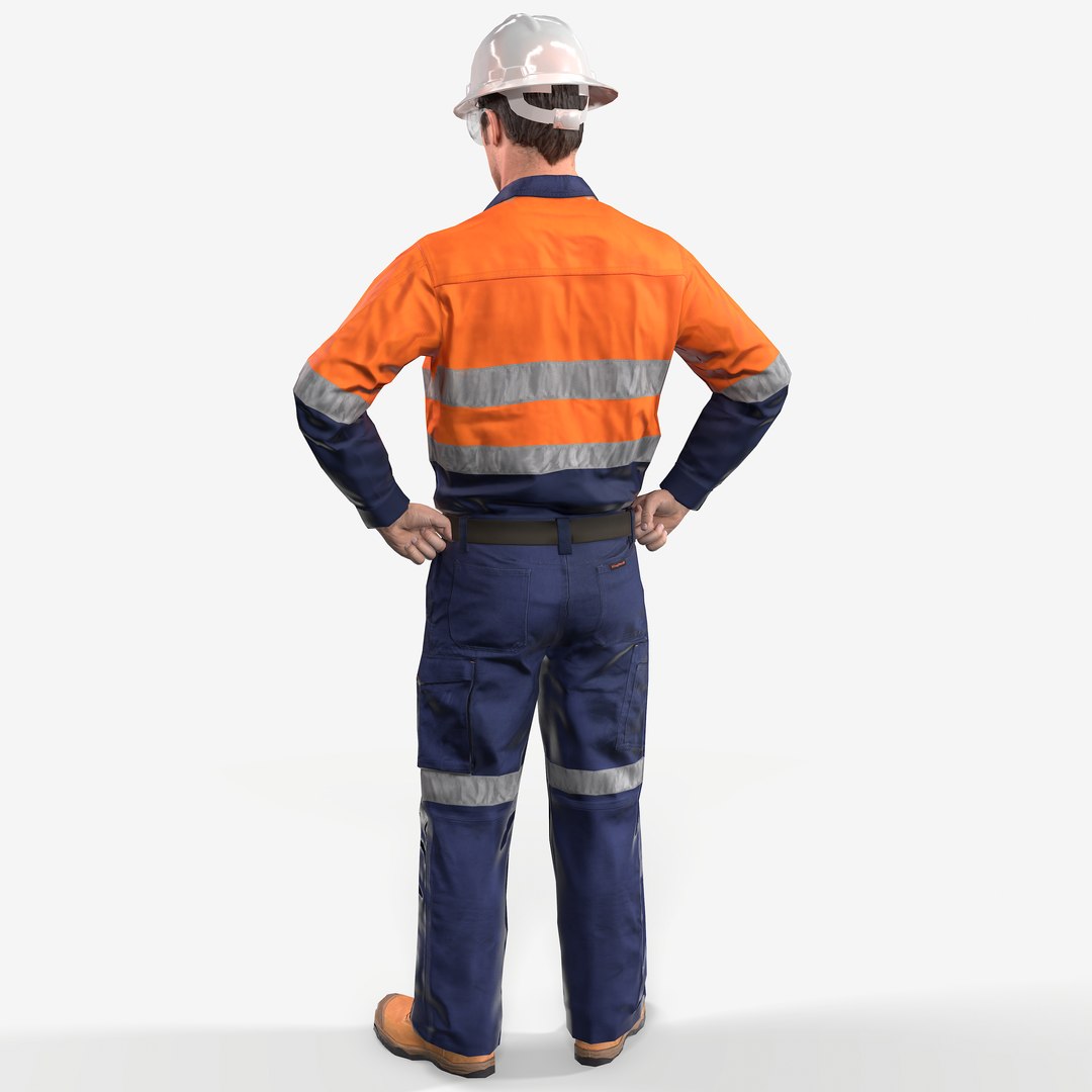 3d Model Safety Worker Rig