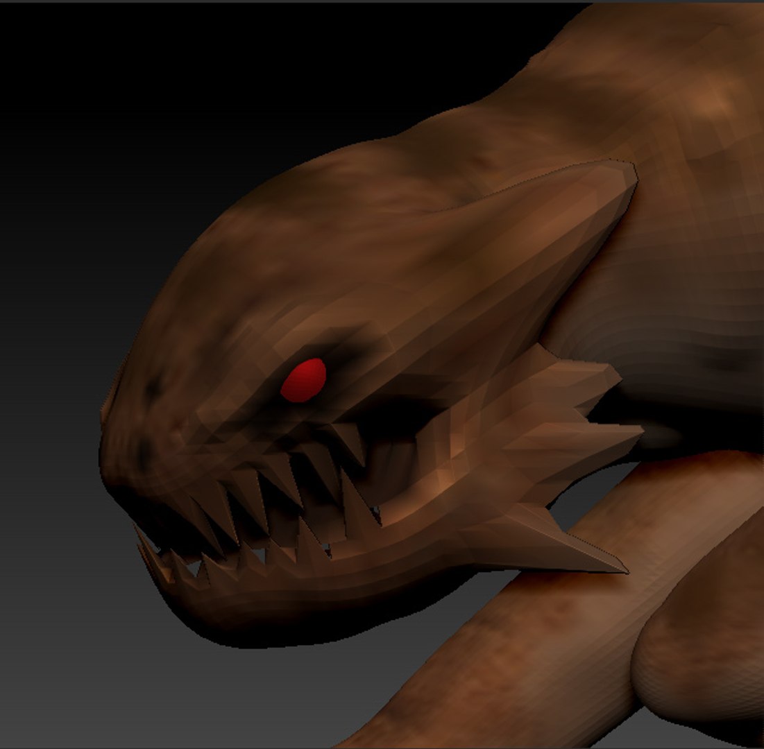 Monster Beast Crawler Fbx