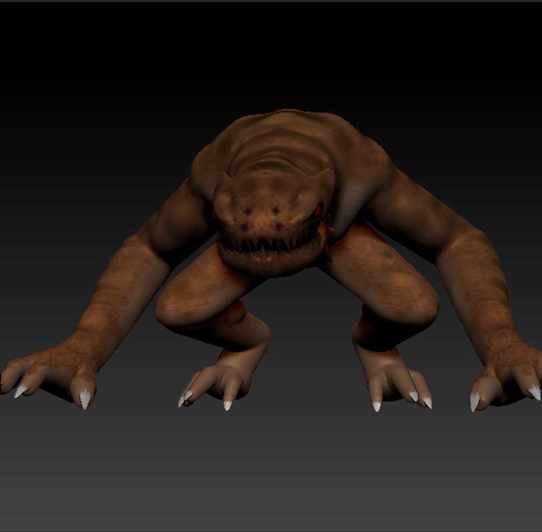 Monster Beast Crawler Fbx