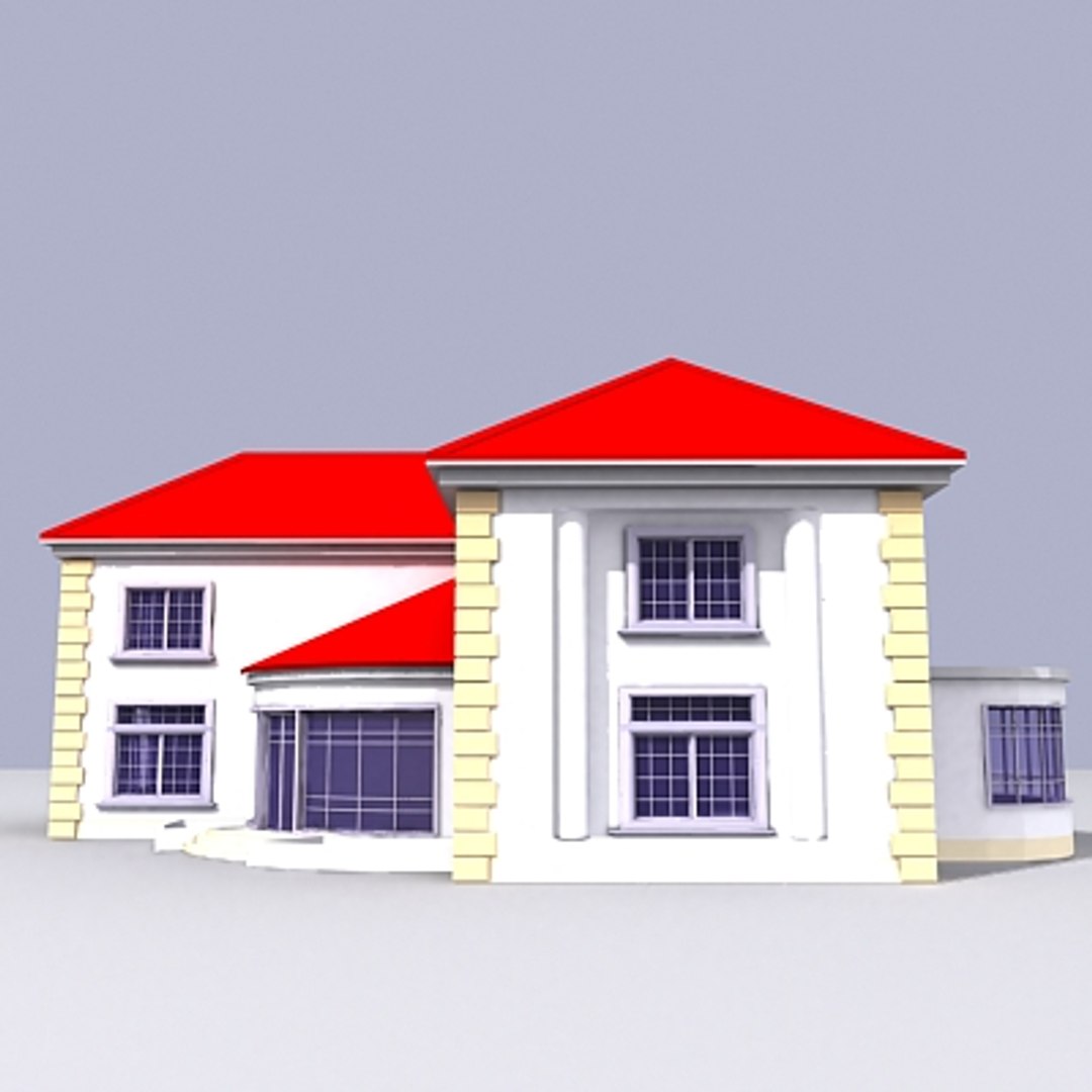Residential Houses 3d Model