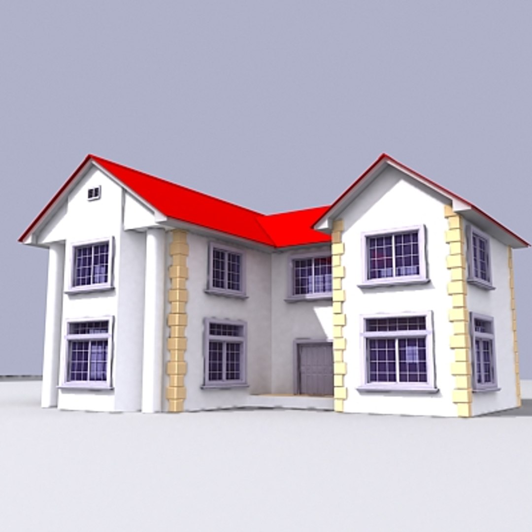 Residential Houses 3d Model